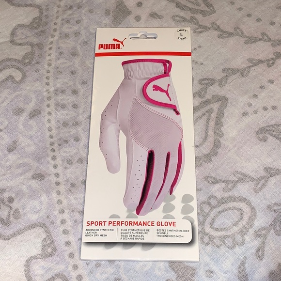 Puma | Accessories | Nwt Puma Sport Performance Synthetic Leather White ...